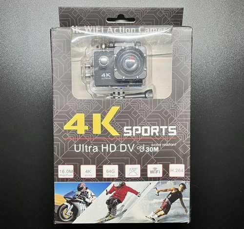 Экшн-камера Sport Action Camera 16MP 4K Wi-Fi нова