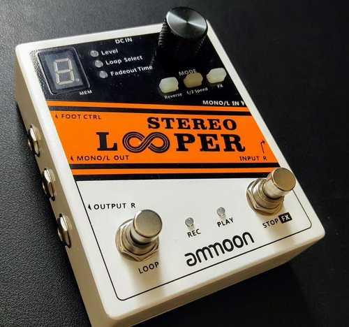 Гитарная педаль Ammoon Stereo Looper