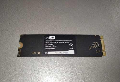 SSD 256гб M.2 2280 PC PET SATA