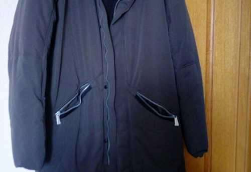 Зимняя куртка -пальто 52-54р