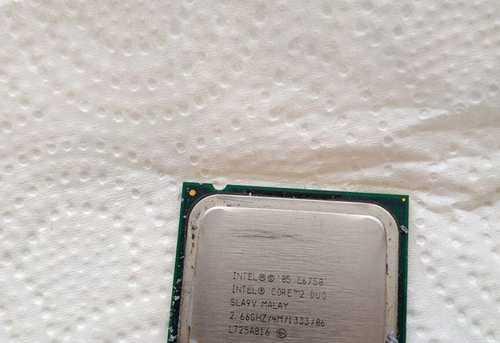 Intel core2 duo e6750