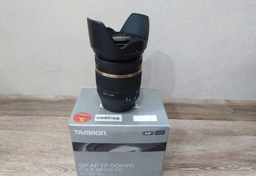 Объектив Tamron SP AF17-50мм F2.8 Di II VC LD