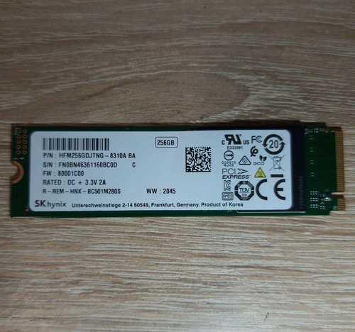 Ssd m2 nvme 256gb