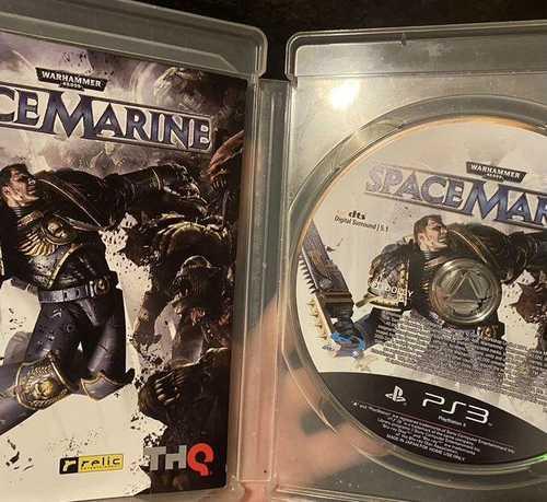 Warhammer Space marine ps3 диск