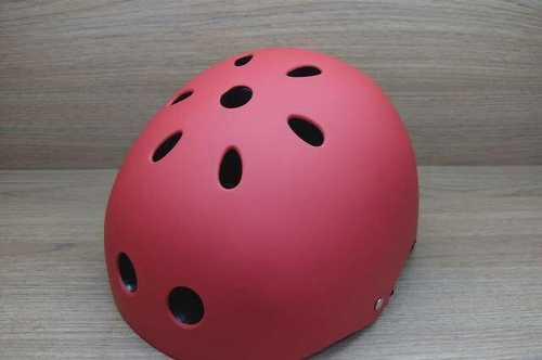 Шлем велосипедный (BMX/самокат/ролики) красный