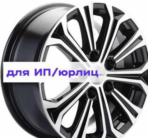 Khomen Wheels 6,5x16/5x114,3 ET45 D64,1 KHW1610 (Civic) Black-FP