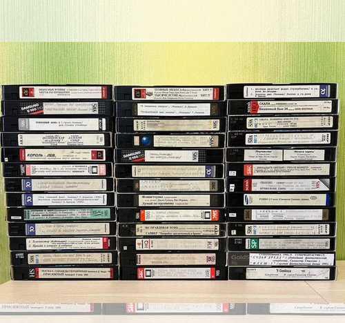 Видеокассеты vhs сборник 39 штук