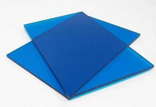 Монолитный поликарбонат 5 мм. голубой
