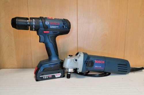 Шуруповерт Bosch GSR180 и Болгарка bosch GWS 8-125