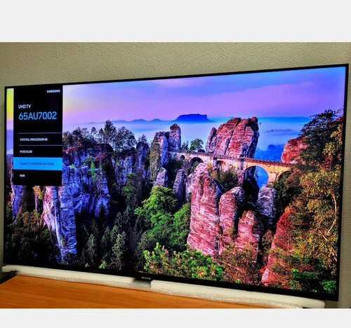 Огромный 165см Samsung SMART 4K Crystal HDR10 