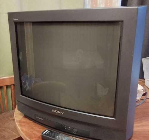 Телевизор sony trinitron kv-21t3r с пультом