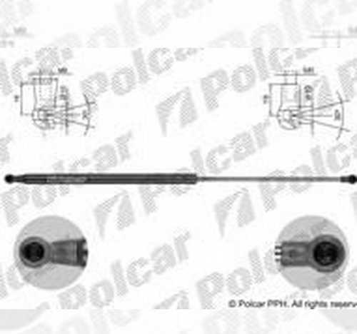 Амортизатор крышки багажника и капота правый зад для renault laguna III (T) 10.07- комби