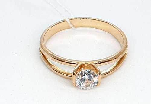 Золотое кольцо 585 пробы, 2.50 грамм, 17.5 размер