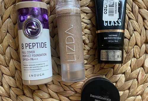 Тональный крем lizda, 8peptide, bare minerals, nyx