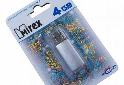 USB флешка Флешка 4 гб Mirex Unit Silver