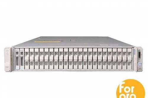 Сервер cisco UCS c240 M5 24SFF 2x4109Silv 160GB