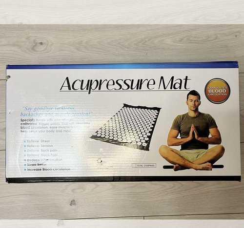 Акупунктурный массажный коврик Acupressure Mat / И
