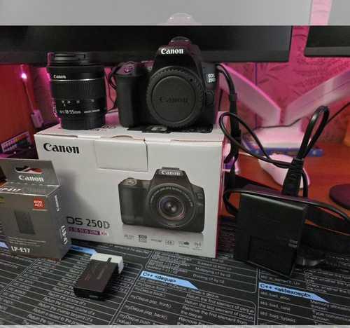 Фотоаппарат canon 250d пробег 4000 кадров