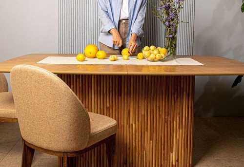 Раздвижной скандинавский стол "Eco Wood" 180+40 см