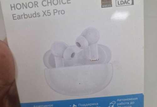 Новые Наушники TWS Honor Choice Earbuds X5 Pro