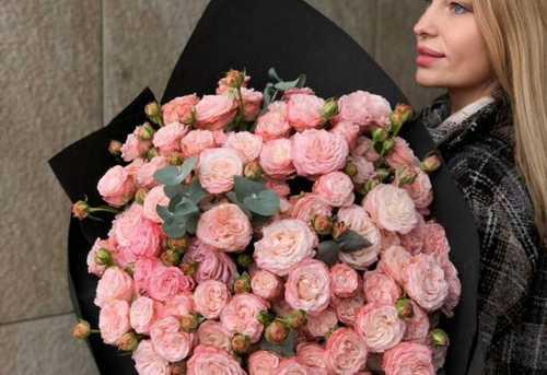 Кустовые пион.розы букет цветов,цветы доставка