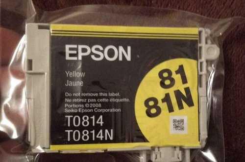 Картридж Epson Yellow 81/81N