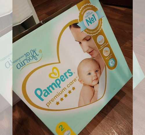 Подгузники pampers premium care 2