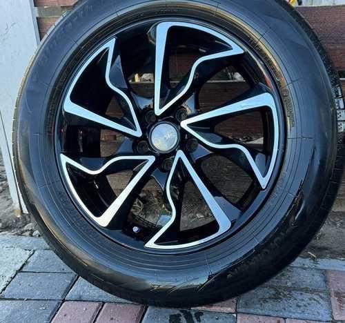 Литые диски r17 5x112 с резиной 215х65х17