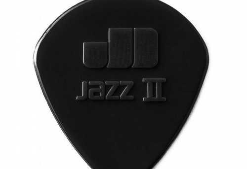 Медиатор Dunlop Nylon Jazz II, черный (47-2S)