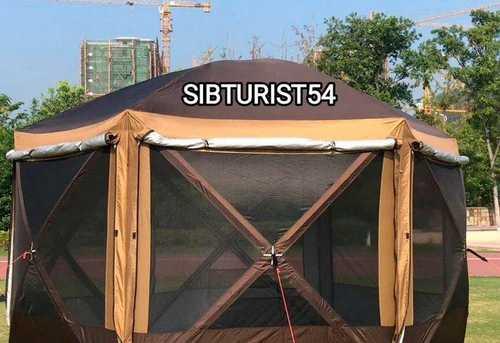 Палатка шатер полуавтомат 360*360*225cm 6 гранный