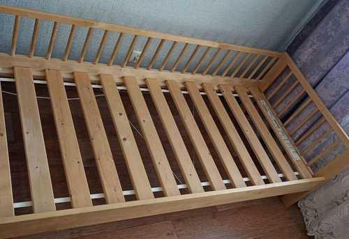 Кровать детская с матрасом на 5-12 лет