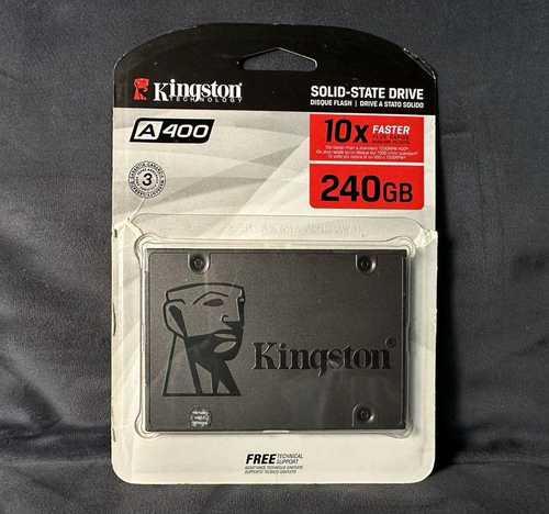 Kingston 240 гб Внутренний SSD-диск A400