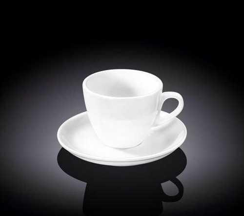 Чашка кофейная и блюдце 110мл (новое)