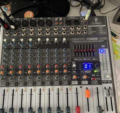 Микшерный пульт behringer x1222usb