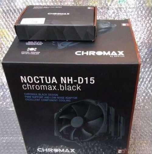 Топовый кулер Noctua NH-D15 Chromax black