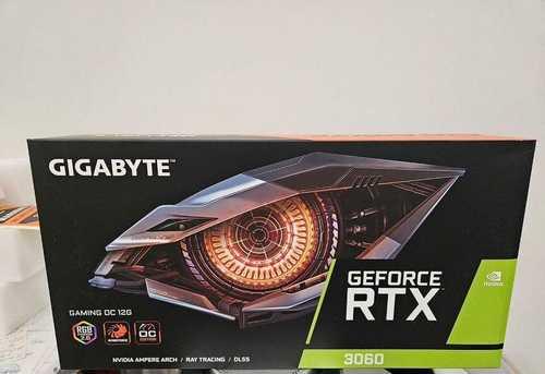 Видеокарта gigabyte GeForce RTX3060 gaming OC 12GB