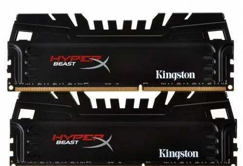 Память Kingston HyperX Beast DDR3 2400 Mhz 8GB 2x4