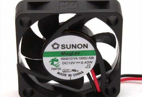 Бесшумные вентиляторы Sunon 12В, 40x40мм