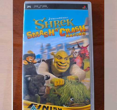 Диск для PSP Shrek Smash n' Crash