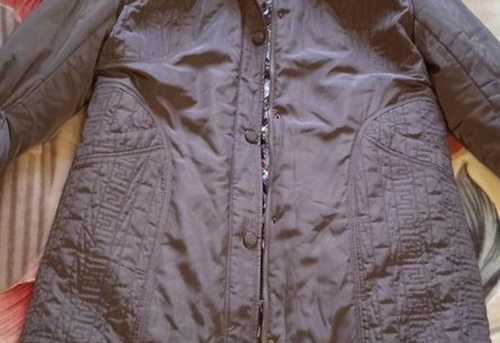 Пальто женское демисезонное на синтепоне размер 66