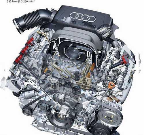 Двигатель Audi A6 C6 3.2 FSI