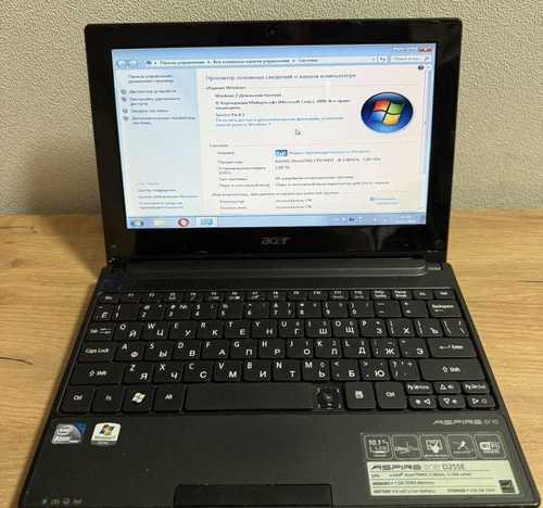 Нетбук acer aspire one d255e