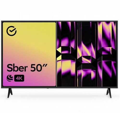 Телевизор Sber SDX-50U4010B новый с гарантией