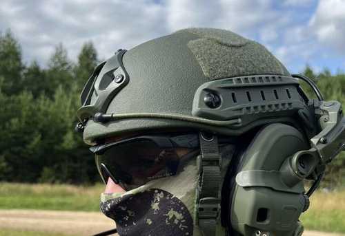 Активные тактические наушники FCS FMA AMP на шлем