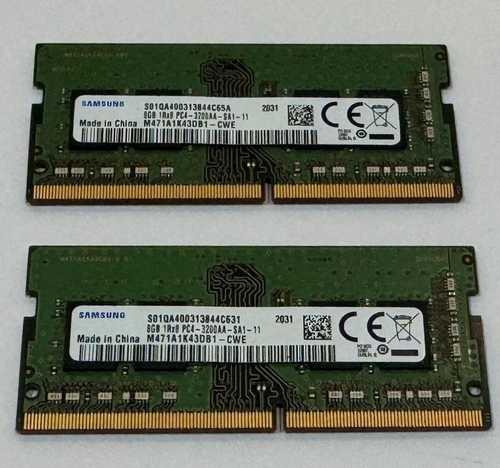 Оперативная память sodimm Samsung M471A1K43EB1-CWE