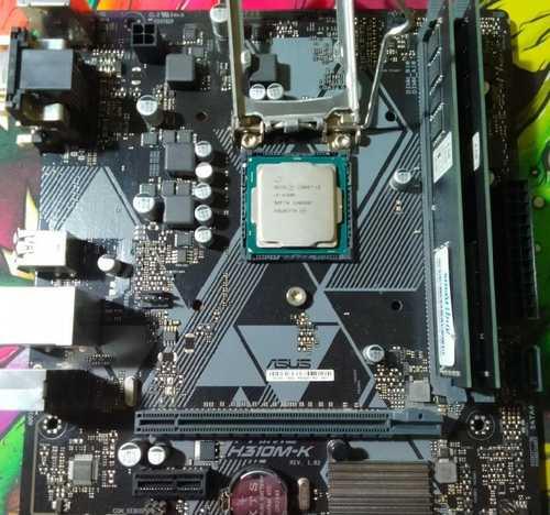 Intel core i3 i3-9100F   prime H310M-K   8гб ddr4