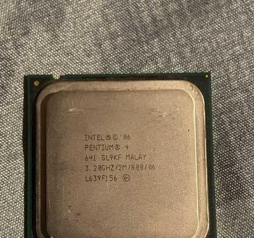 Процессор Intel pentium 4 641