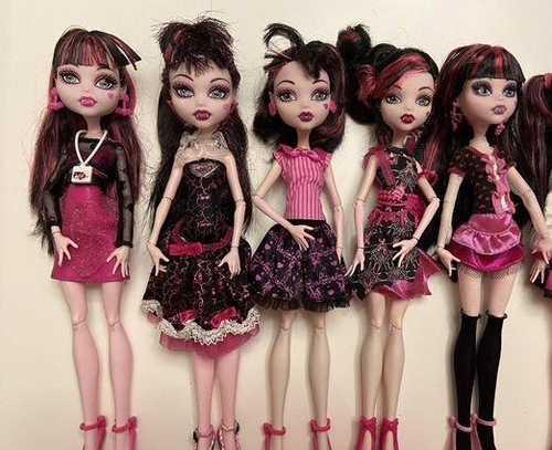 Monster High куклы Дракулаура разные коллекции