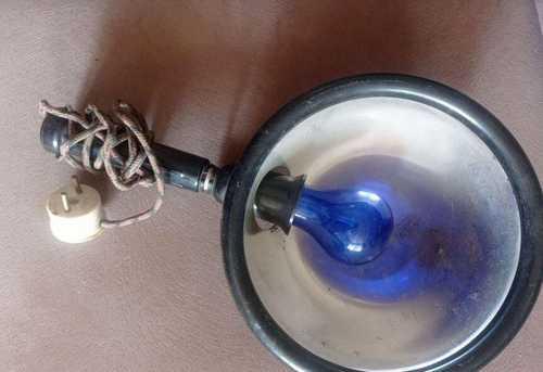 Синяя лампа рефлектор минина