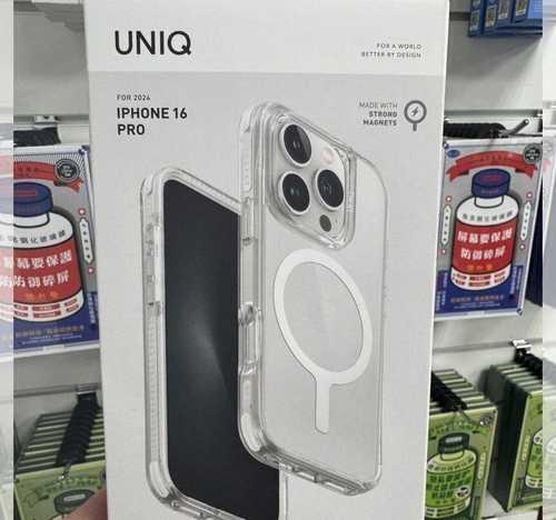 Чехол Uniq hybrid MagSafe на iPhone 16 pro